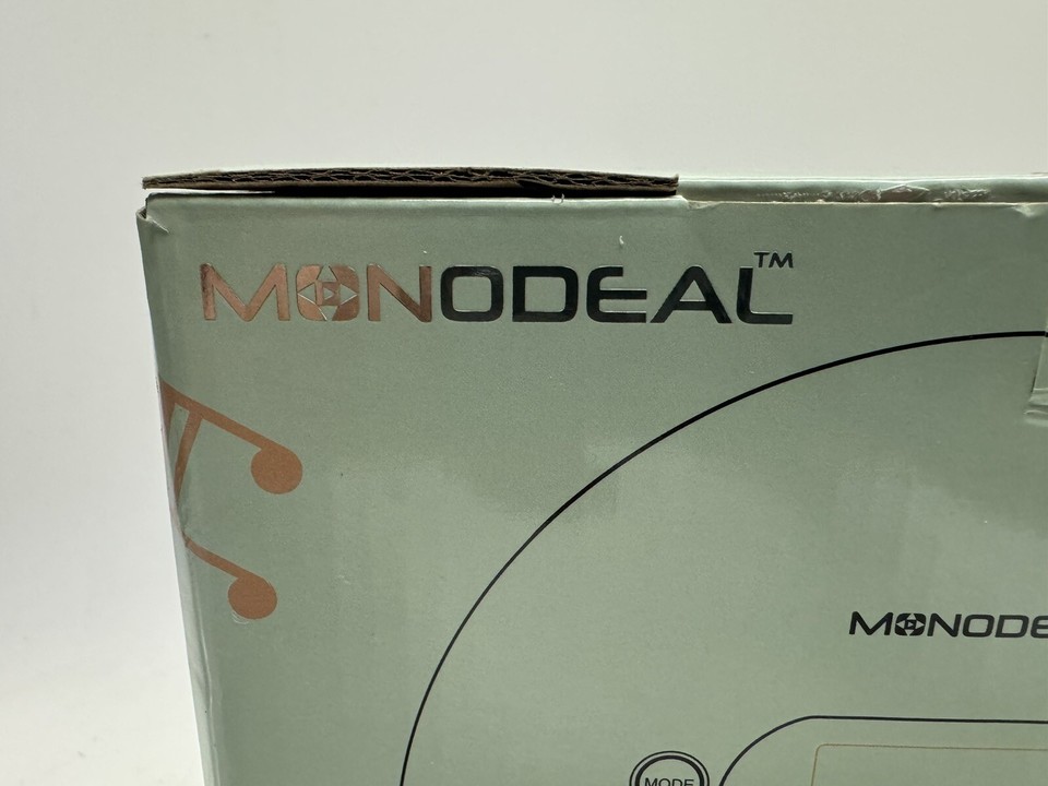 Portable CD Player, MONODEAL Rechargeable Personal Compact Disc CD ...