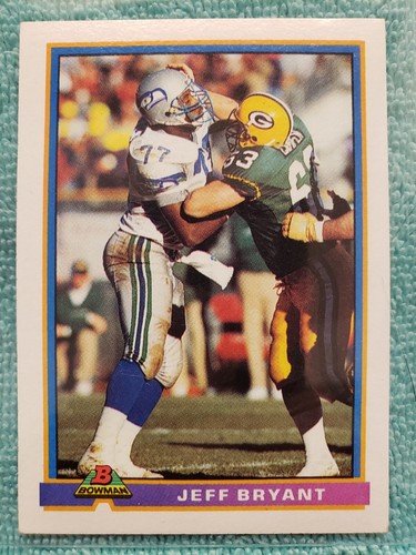 1991 BOWMAN JEFF BRYANT #504 SEATTLE SEAHAWKS | eBay