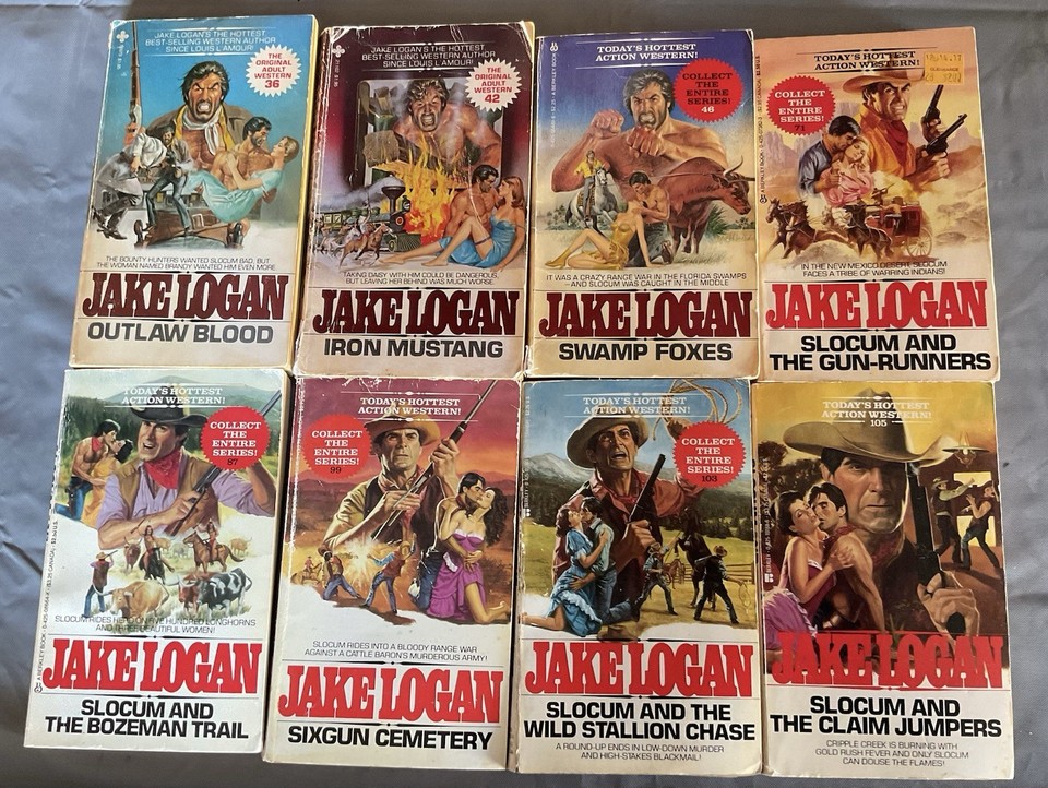 Jake Logan 17 Adult Western Paperback Books | eBay