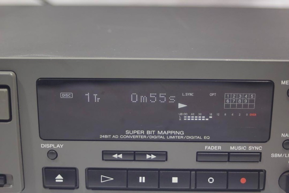 Sony CDR-W33 Professional Rack Mount CD Recorder Player Audio Deck ...