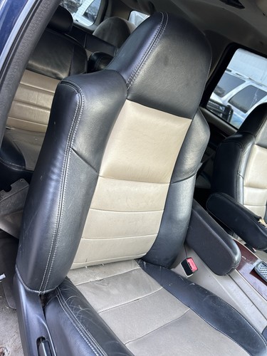 2005 Ford EXCURSION Eddie Bauer Black & Tan Factory OEM Leather Seats 3 ...