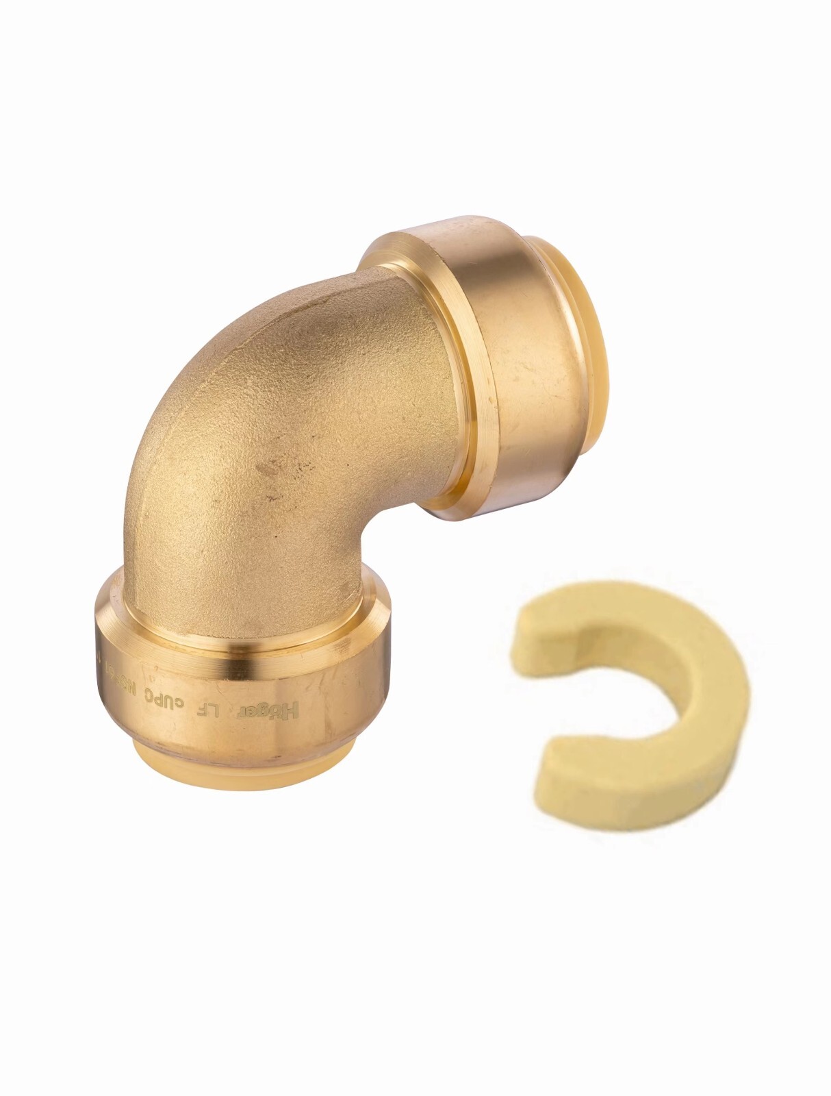 EFIELD 1" x1" PUSH FIT ELBOW & DISCONNECT CLIP, LEAD FREE BRASS | eBay