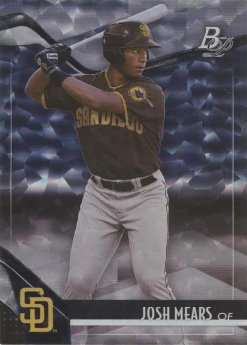 2021 Bowman Platinum - Top Prospects Joshua Mears #TOP-8 Ice Foil (RC ...