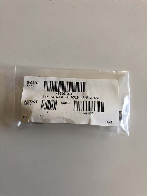 Waters 700002569 2.5ml Wash Syringe Code JB for sale online | eBay