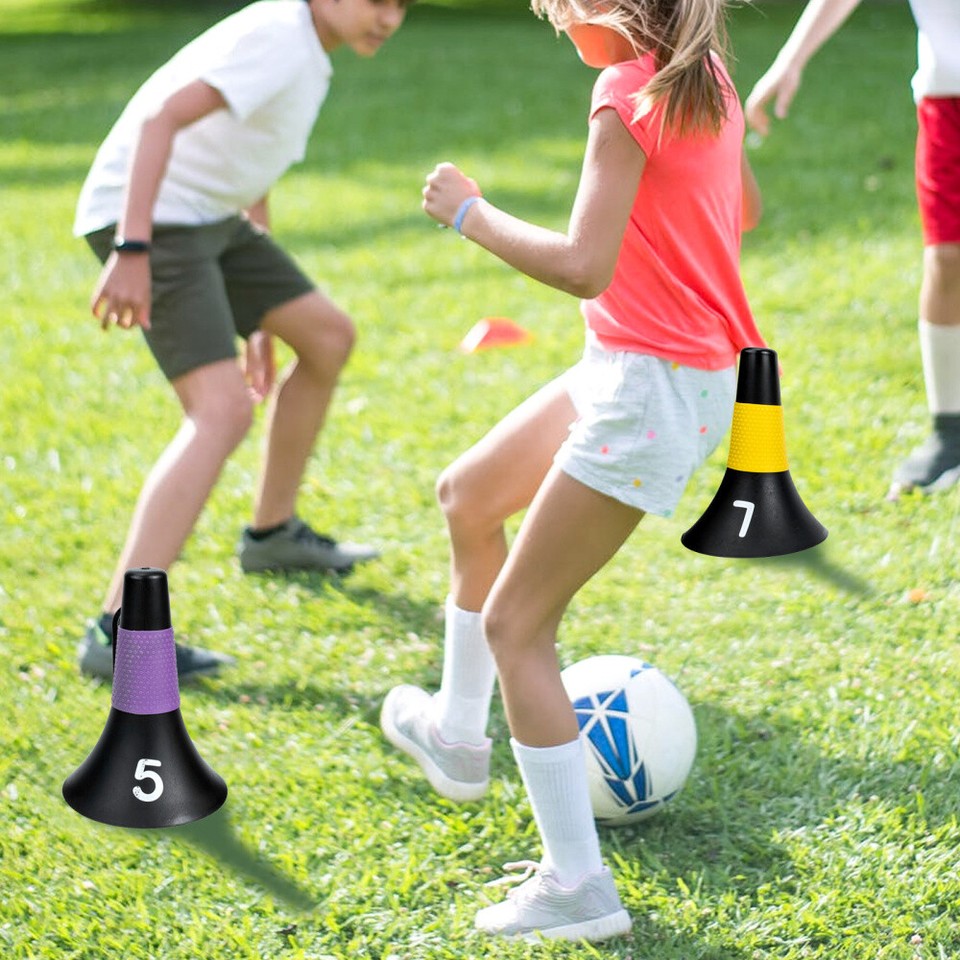 10 Pcs Mini Markers Boundaries Pe Agility Cones for Football Training ...
