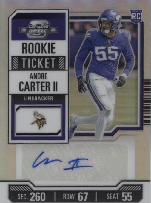 2023 Panini Contenders Optic - Rookie Ticket Autographs Silver Prizm ...