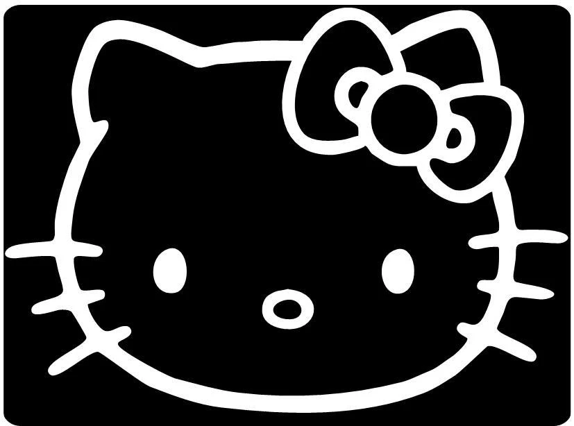 Hello Kitty Face Background