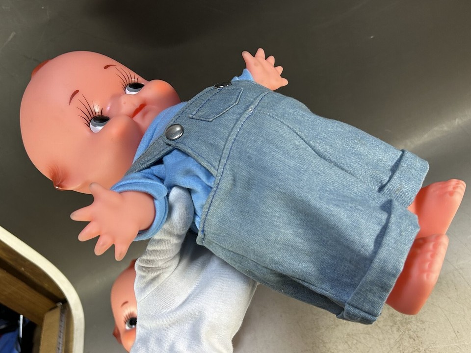 Kewpie Doll Lot 390 Vtg Jointed Squeak Cupie Baby Angel Figure Clothes ...