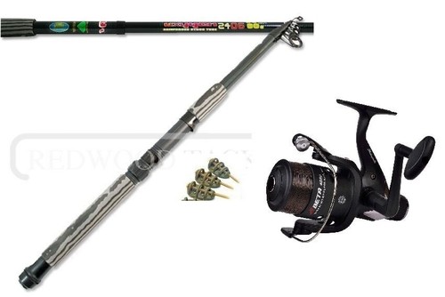 Shakespeare Beta Fishing Reel & Telescopic Feeder / Leger rod With ...