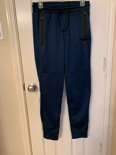 Mens Leg3ND Sweatpants Blue Zipper Pockets Elastic/Drawstring Size M ...