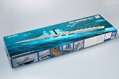Military Trumpeter 1:350 USS Saratoga CV3 Aircraft Carrier Plastic ...