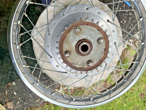 Honda, CB77, CB72, Super Hawk, Rear Wheel, OEM, 18" | eBay