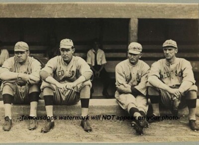 1915 Rare Babe Ruth PHOTO Boston Red Sox World Series Champs . | eBay