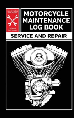 Motorcycle maintenance log BOOK,BEST SELLER, NEW, Yamaha, Suzuki, ktm ...