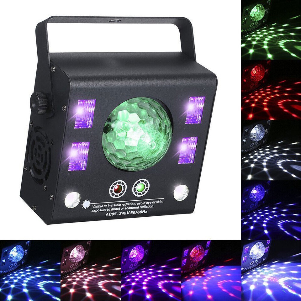 New 4 in 1 Mixed LED Light Party DJ Disco Lights Effect Pattern Strobe ...