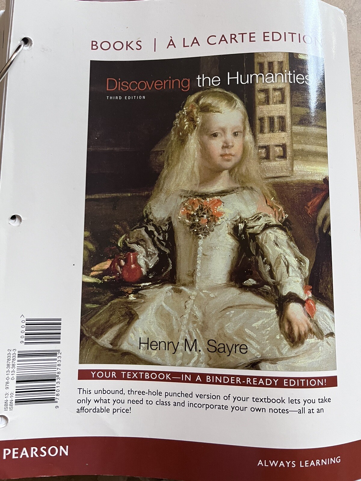 Discovering the Humanities, Books a la Carte Edition by Henry M. Sayre ...