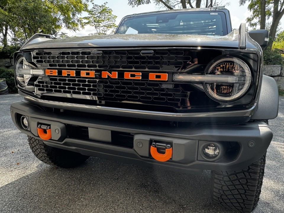 Ford Bronco Front Grille Letter Accent Color Vinyl Decal - Fits Models ...
