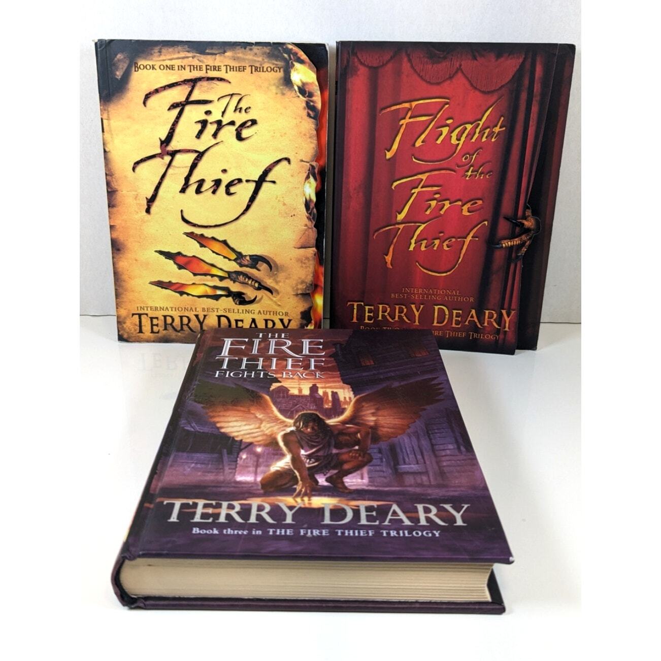 Complete Set THE FIRE THIEF Trilogy Book Series by Terry Deary vol.1-3 9780753461181| eBay