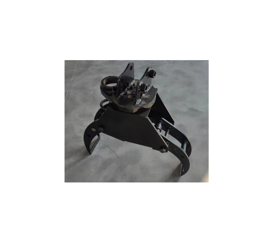 Agrotk Hydraulic Rotation Rock Log Grapple Mini Excavator Attachment ...