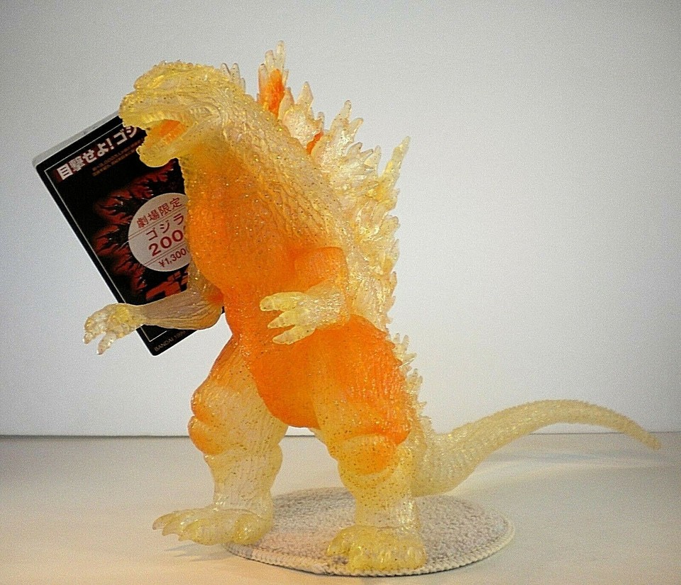 BANDAI 1999 GODZILLA 1999 G-16 THEATER EXCLUSIVE 6" EXTRA LONG "ZOMBIE ...