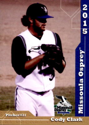 2015 Missoula Osprey Grandstand #7 Cody Clark Las Vegas Nevada NV ...