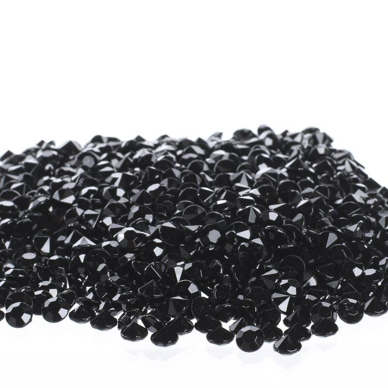 Bulk Buy of approx. 6000 Black Acrylic Diamond Gem Table Scatters | eBay
