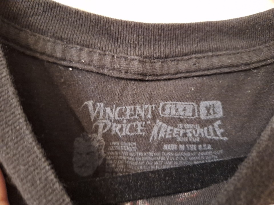 Vincent Price Monster Club Tshirt- XL | eBay
