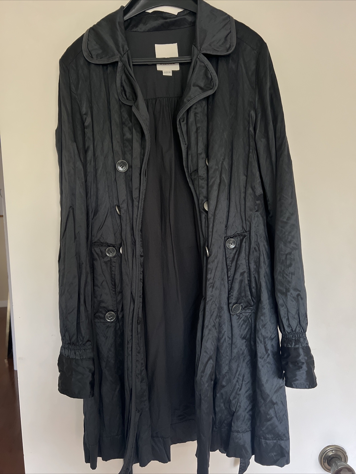 Diesel Metallic Trench Coat (Wrinkled Look) - Gem