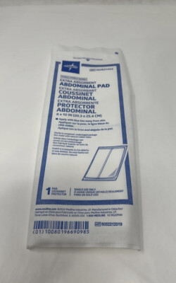 Sterile Extra Absorbent Abdominal Pad, 8" x 10", 36 Packs - NON21454 BY ...