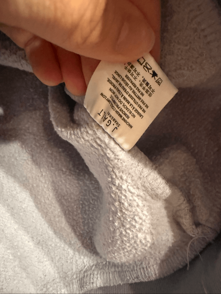 John Galt Crystal Light Blue Long Sleeve Full Zip Hooded Cropped Jacket ...