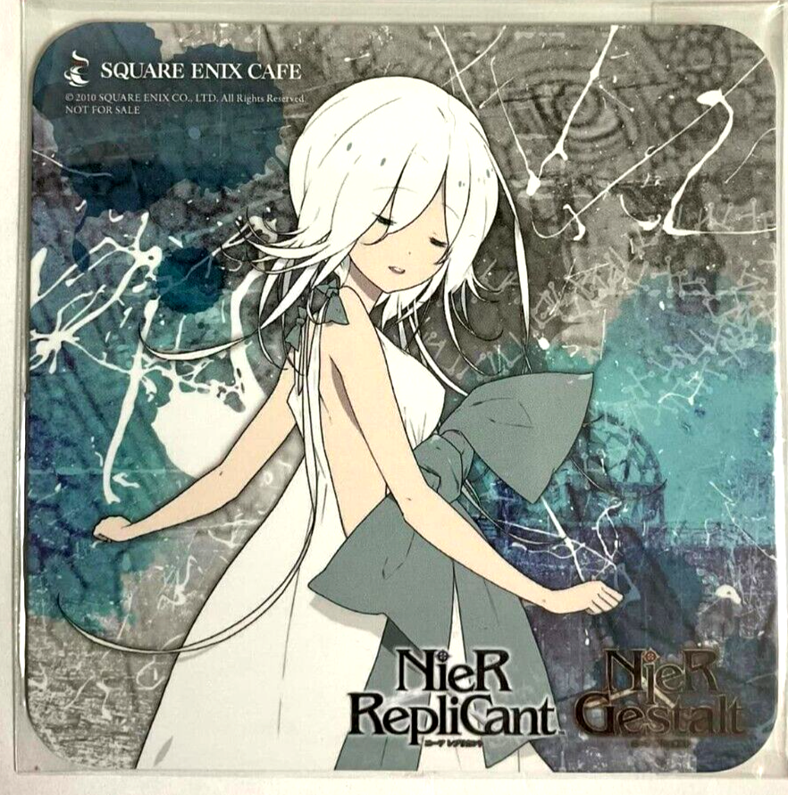 NieR Automata REPLICANT Gestalt Coaster Yonah Square Enix Cafe JP | eBay