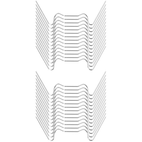 2 Pieces W-type Clip Greenhouse Window Clamps Steel Plant Support ...