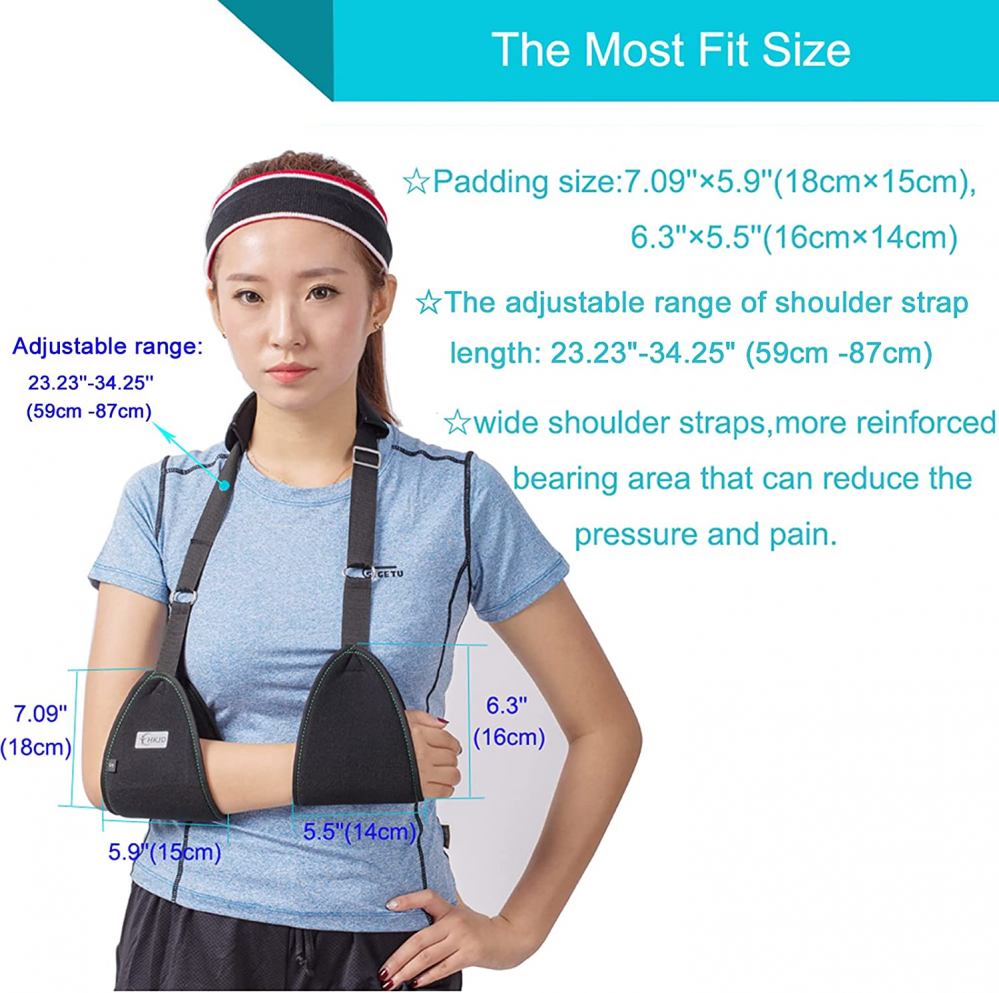 Triangle Dislocated Arm Sling Medical Shoulder 1 Count (Pack of 1 ...
