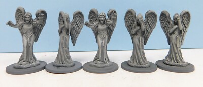 5 X Well Painted Reaper Doctor Who 28mm Weeping Angels | eBay