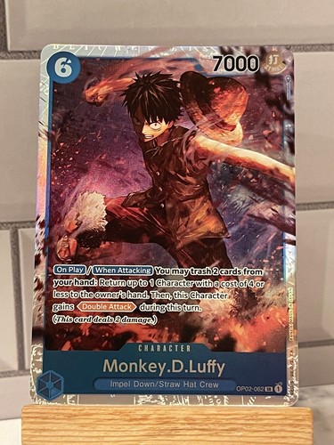 One Piece TCG Paramount War Monkey.D.Luffy OP02-062 SR | eBay