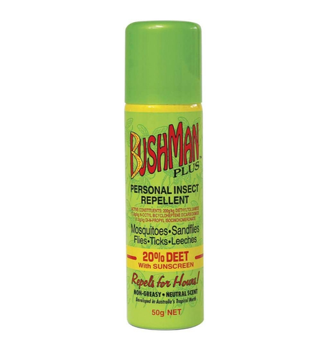 Bushman Plus 20% Deet with Sunscreen 50g - SPF15 Personal Insect ...