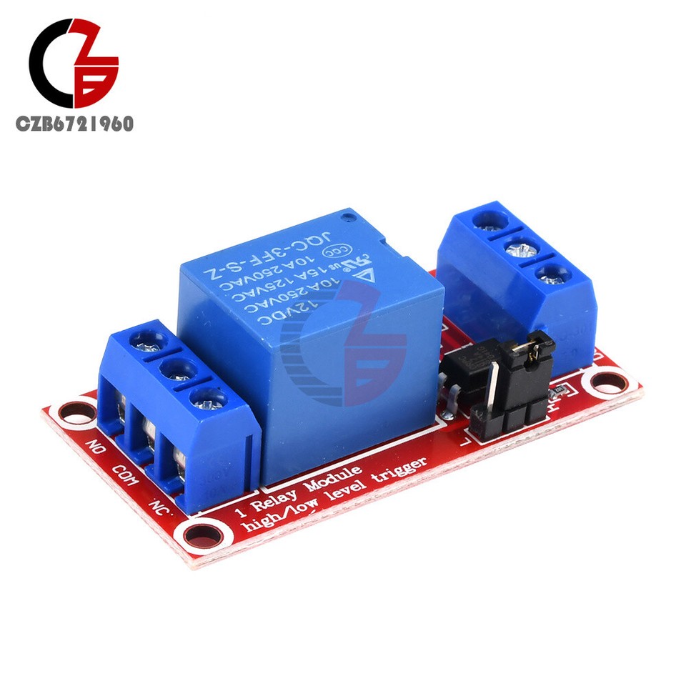 1-10pcs 12V 1Channel Module High/low level trigger Relay Module with ...