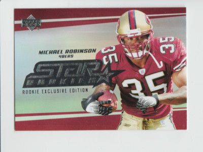 2006 Upper Deck Rookie Exclusive #271 Michael Robinson, Penn State ...