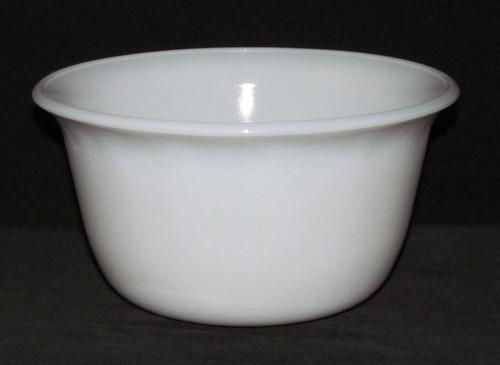 Kitchenware GE General Electric TEXTURED White Milk Glass Medium Mixing ...