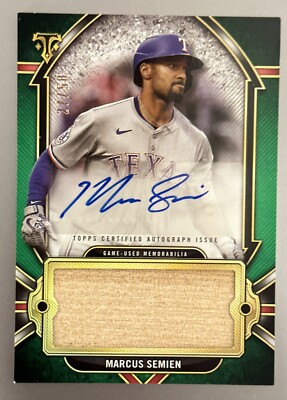 2024 Topps Triple Threads Marcus Semien Bat Auto /50 | eBay