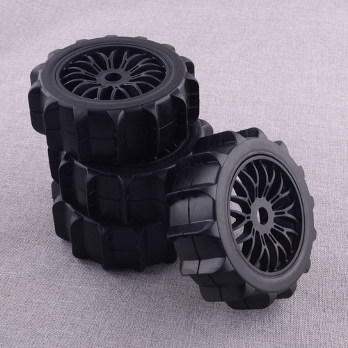 4Pcs Hex 17mm Wheel & Snow / Sand Master Paddles Tires for RC 1/8 Off ...