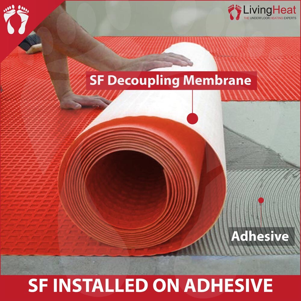 Decoupling Membrane Mat Anti Crack To Renovate New & Old Floor - Under ...