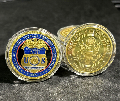ATF BUREAU OF ALCOHOL TOBACCO & FIREARMS Challenge Coin New! | eBay