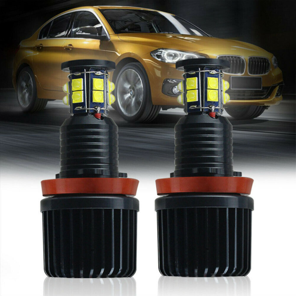For E89 X6 E71 E70 X5 E82 Angel Eyes H8 LED Side Marker Halo Light Bulb ...