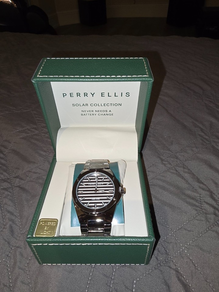 Perry Ellis Solar Collection WR 30m PES0004GU watch NEVER WORN | eBay
