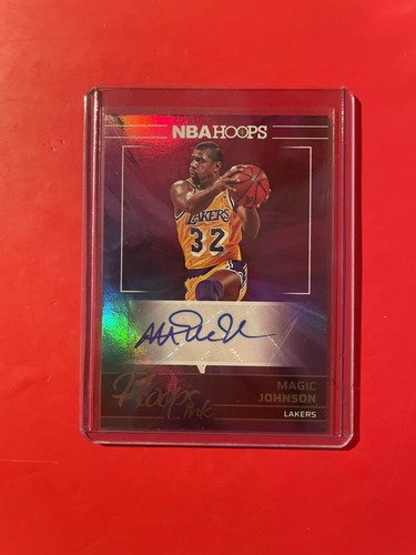 2024-25 Panini NBA Hoops Magic Johnson “Hoops Ink” Autographed ...