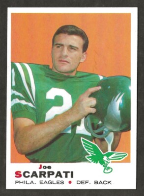 1969 Topps #176 JOE SCARPATI Philadelphia Eagles NM-MT 02 | eBay