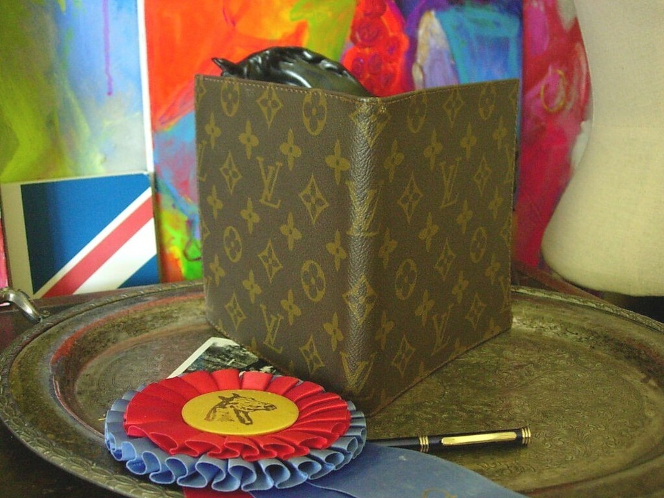Rare Vintage LOUIS VUITTON Agenda Notebook Cover Portfolio Organizer ...
