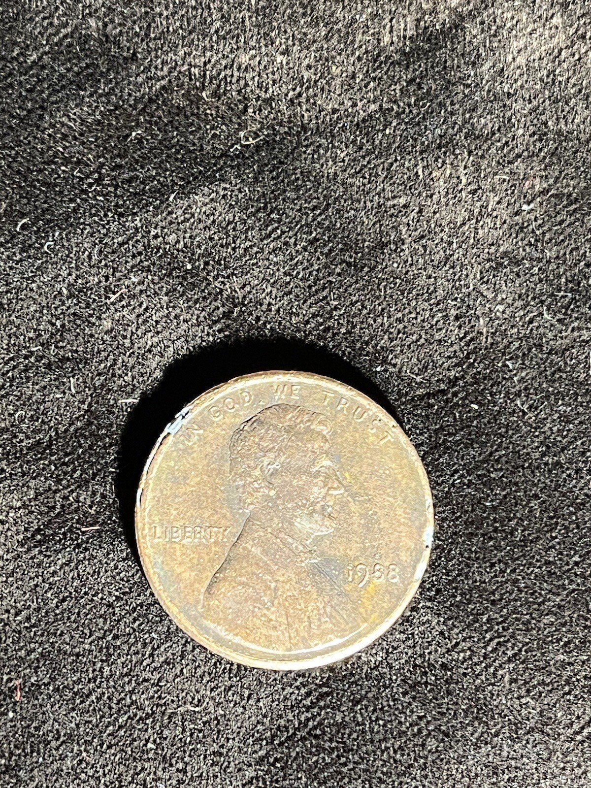 1988 Lincoln Penny Error- Gas Bubbles Plating Error Cent | eBay