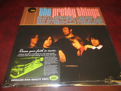 PRETTY THINGS VERIFIED STICKER RARE AUDIOPHILE LIMITED SUNDAZED HIGH ...